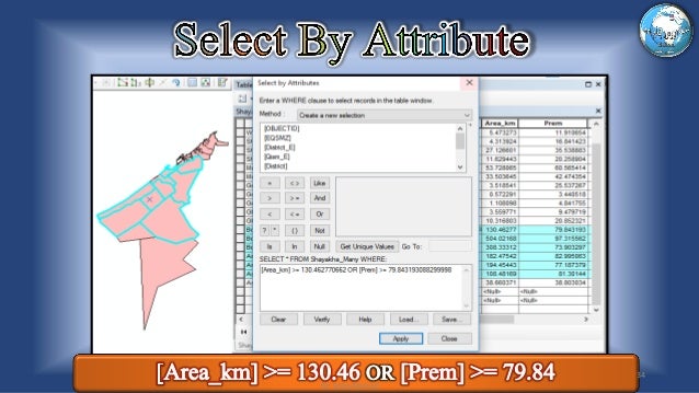 Select by attribute in ArcGIS