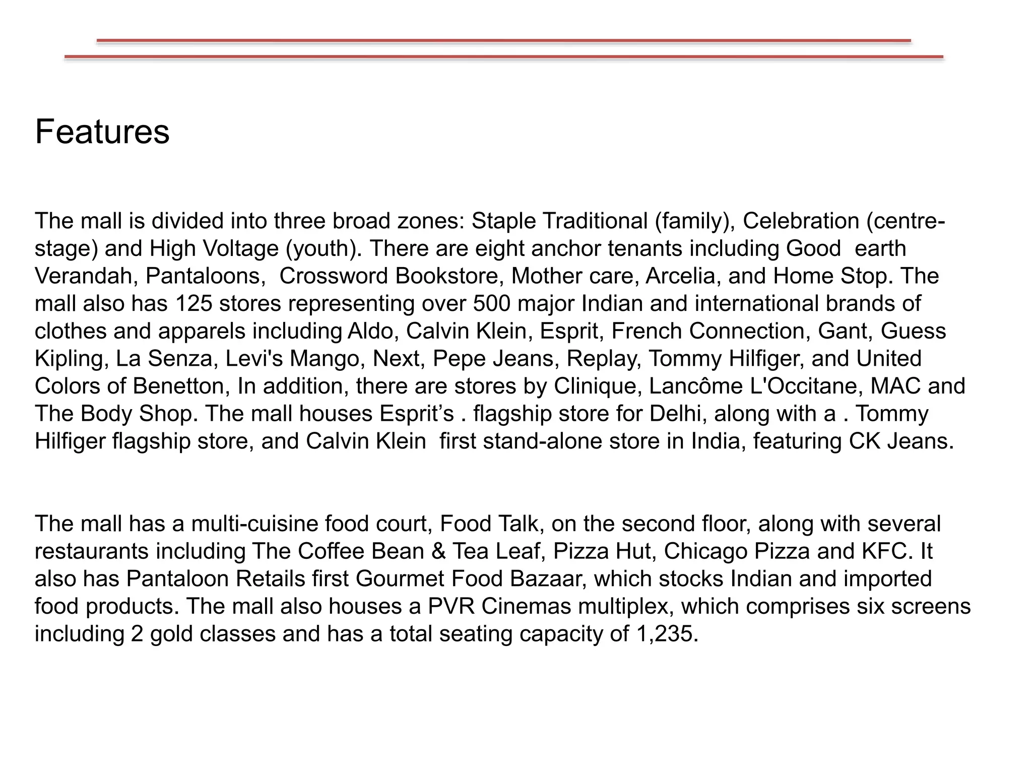 Select city walk mall case study | PPTX