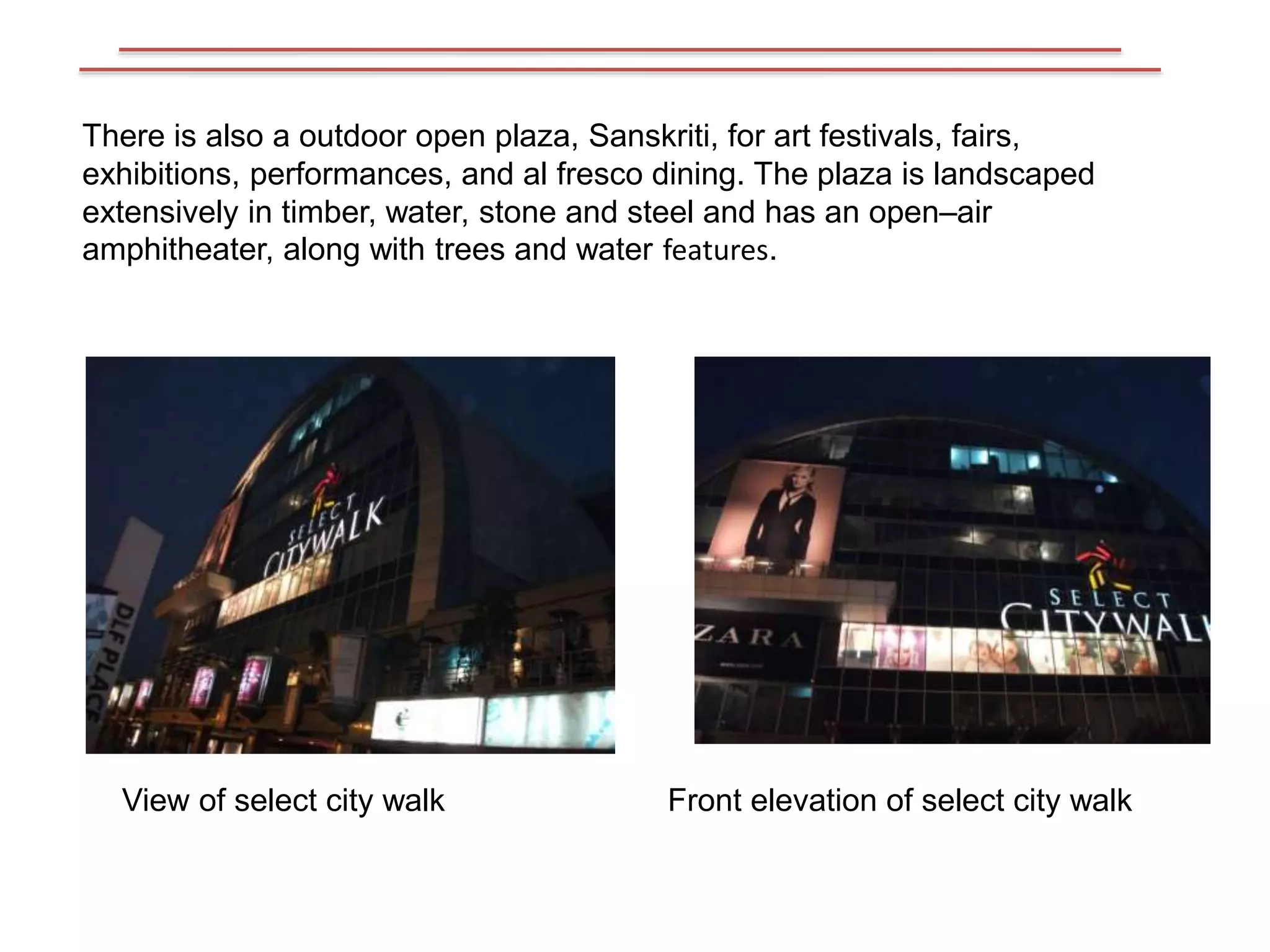 Select city walk mall case study | PPTX