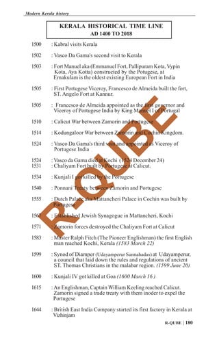 Modern Kerala History Book | PDF