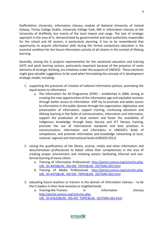 Selected methodological issues in creating the Information Literacy development strategies | PDF
