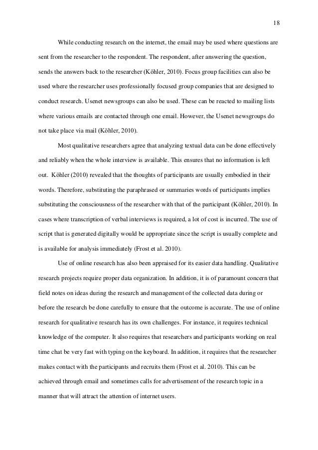 Selected Research Sample Writing Selected Research Sample Writing