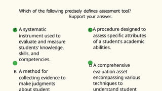 Selected Assessment Tools in Education.pptx