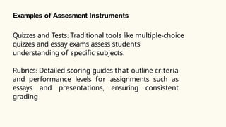 Selected Assessment Tools in Education.pptx