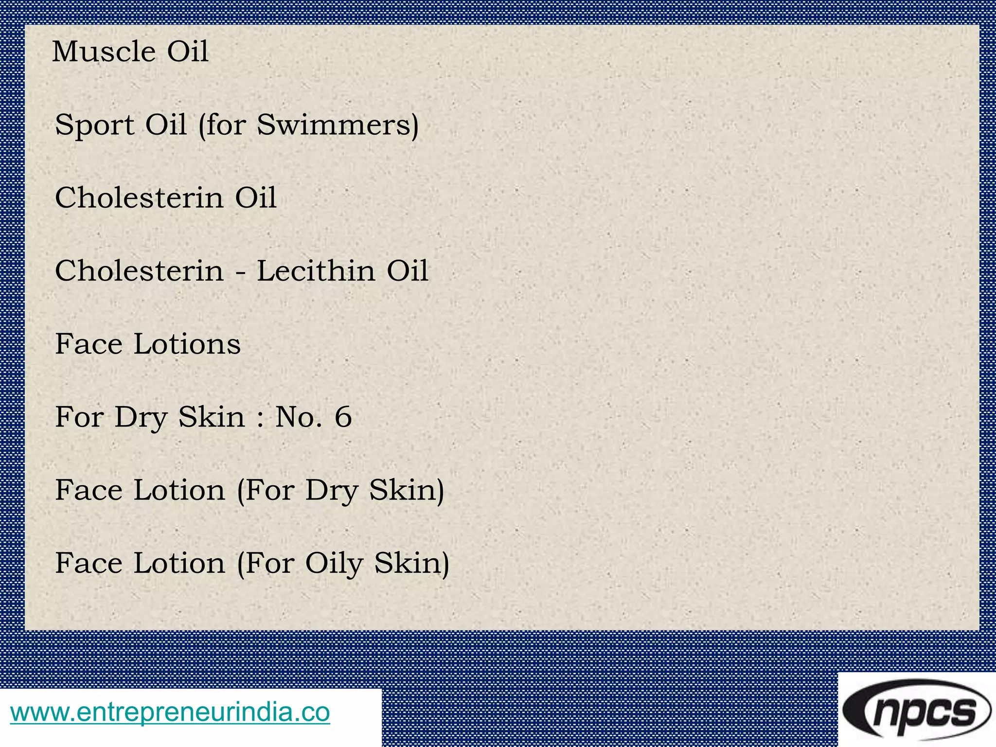 Formulas for Production of Cosmetics, Drugs, Cleaners, Soaps ...