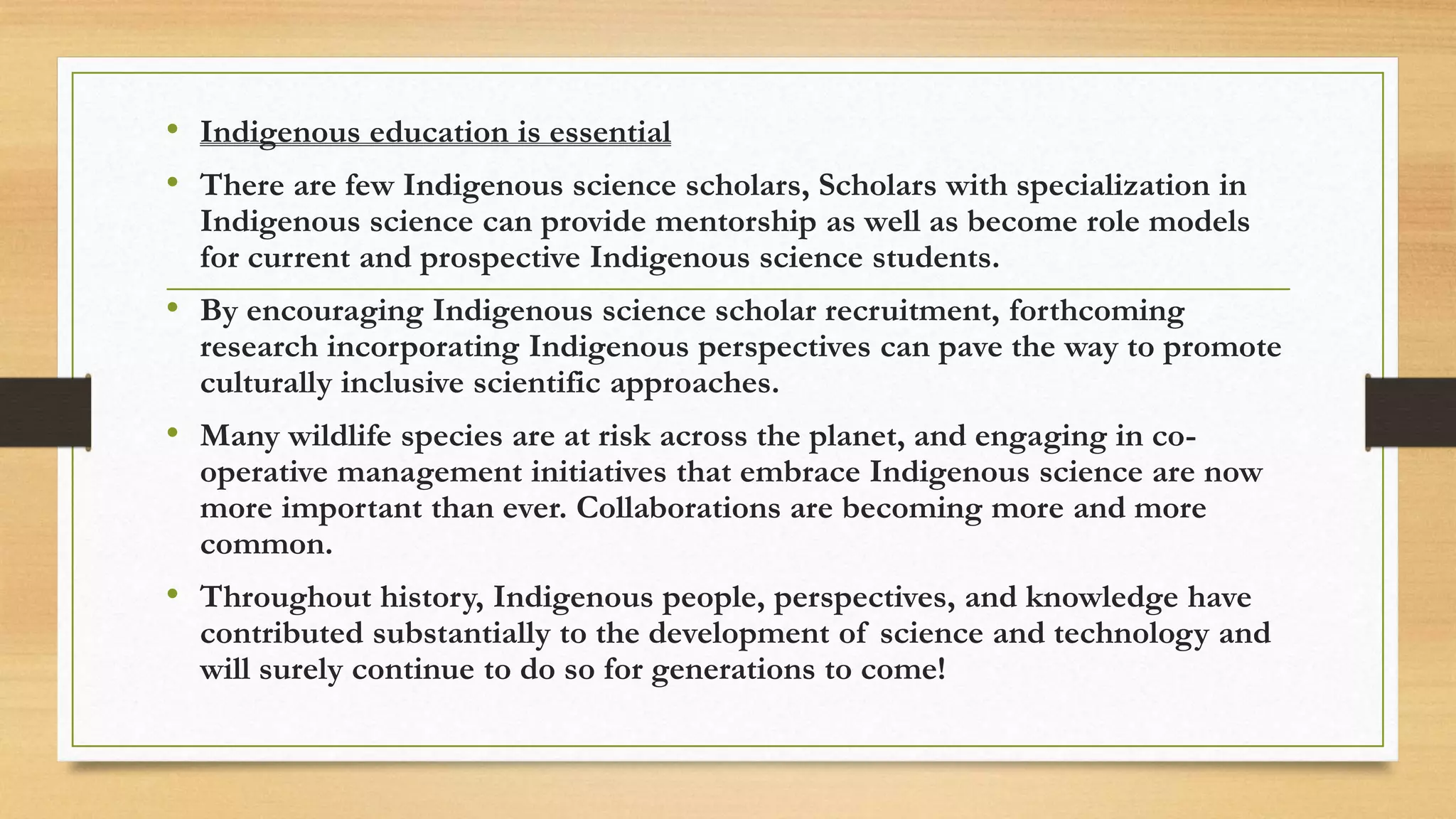 Selected indiginous (antonet ) | PPTX