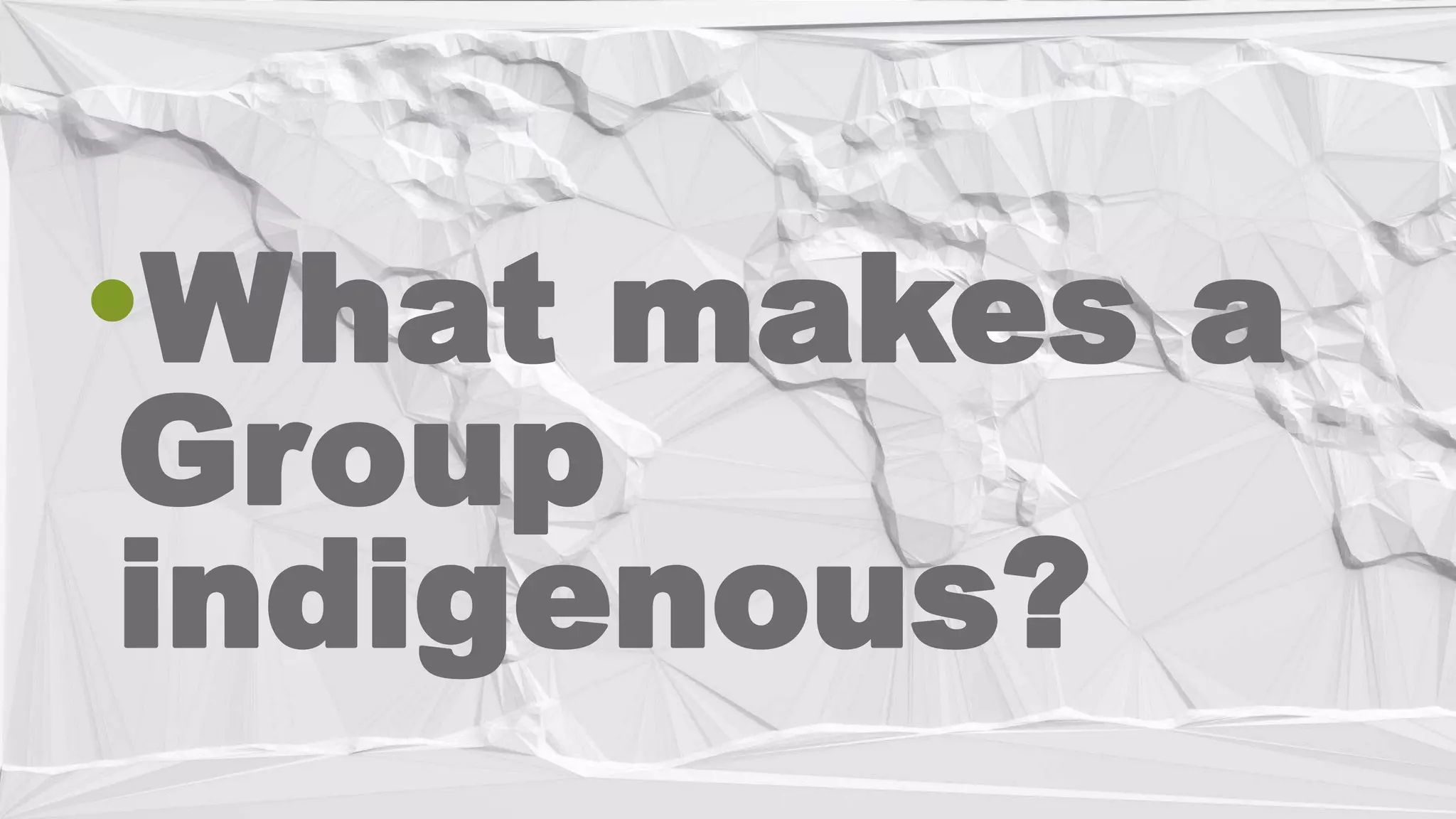 Selected indiginous (antonet ) | PPTX