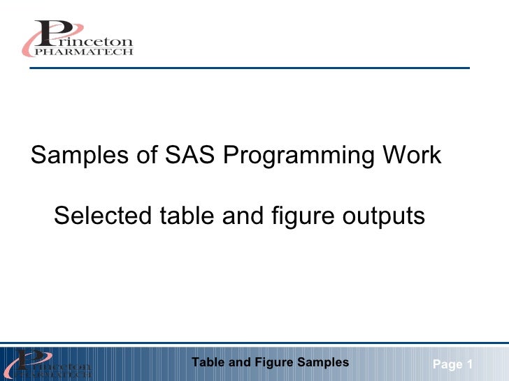 Sas Programming Sample 