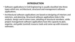 Evaluation of some selected software in civil engineering.pptx