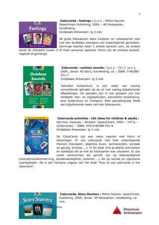 Selectielijst conversatiegroepen | PDF