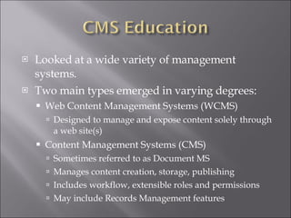 Selecting A Content Management System For Athabasca University | PPS