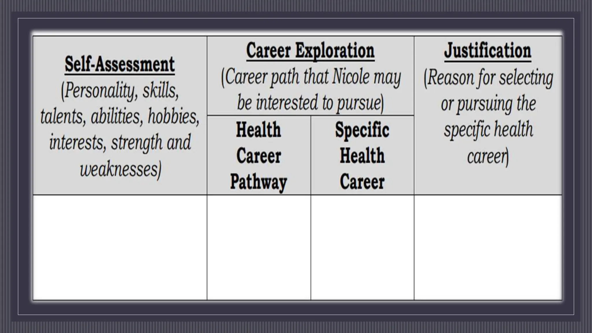 Selecting-a-Health-Career-Pathway.pptxjjjjmm | PPTX