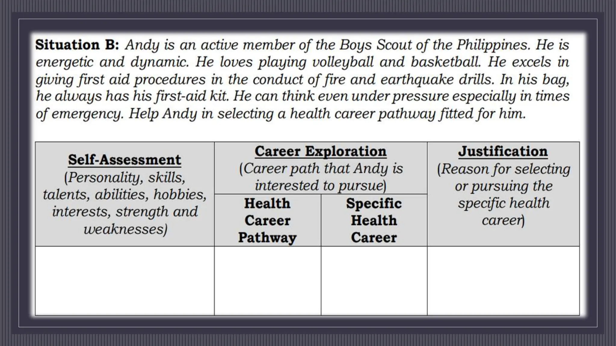 Selecting-a-Health-Career-Pathway.pptxjjjjmm | PPTX