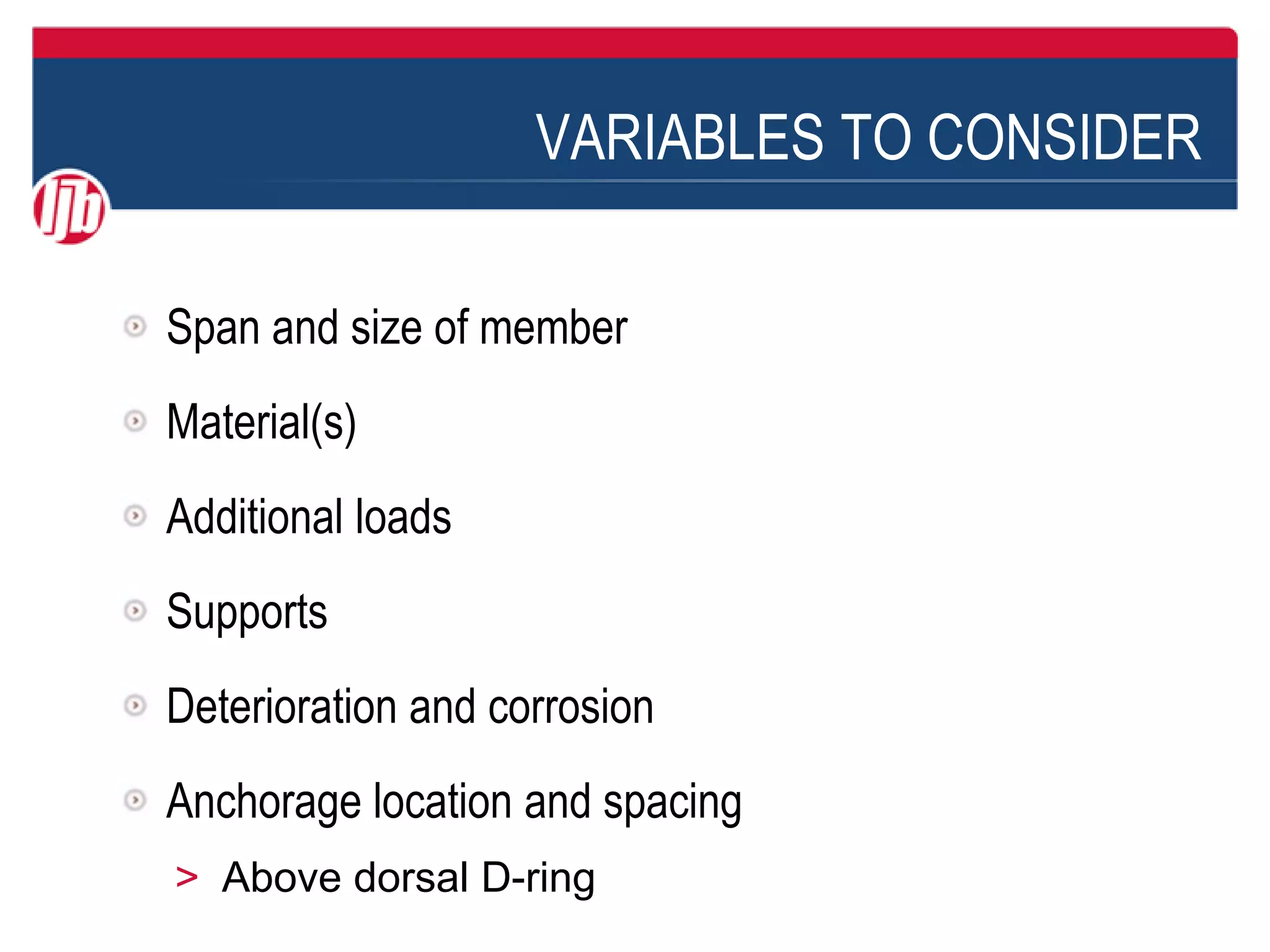 Selecting Fall Protection Anchorage Points | PPTX