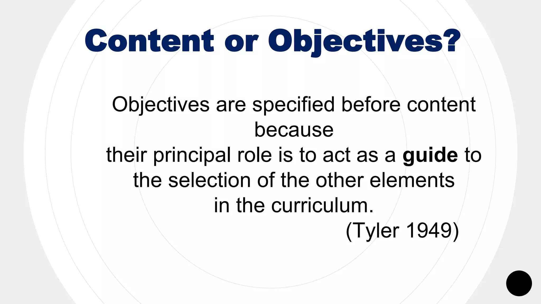 Selecting and grading objectives | PDF