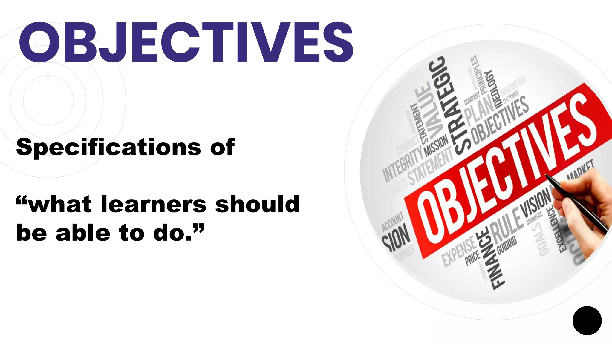 Selecting and grading objectives | PDF