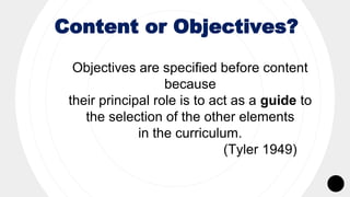 Selecting and grading objectives | PDF