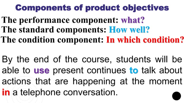 Selecting and grading objectives | PDF