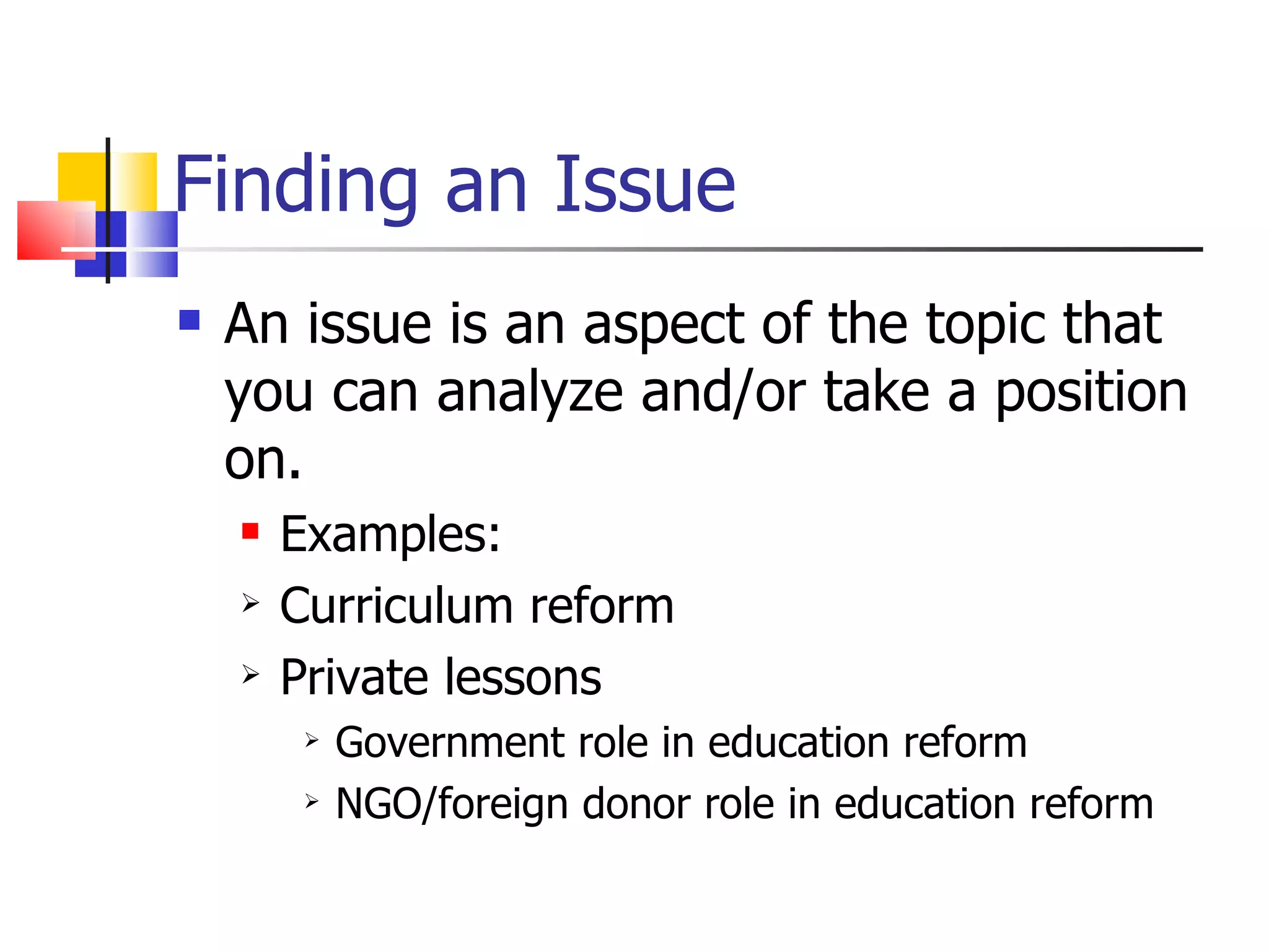 Selecting And Narrowing Research Topics | PPT