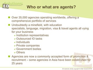 Selecting And Using Education Agents | PPTX