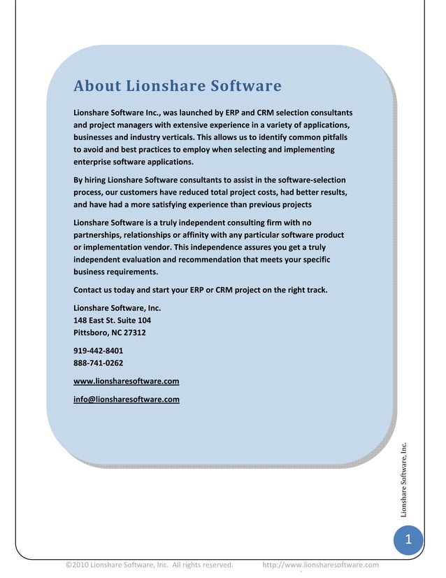 Selecting An Erp Project Implementation Core Team Pdf