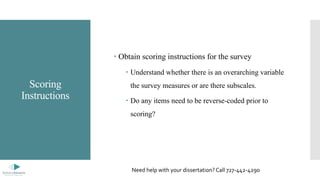 Selecting an Ideal Survey Instrument for a Quantitative Study | PPT