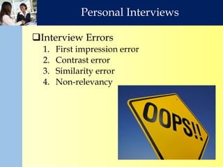 Selecting applicants employee | PPT