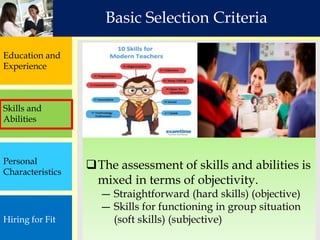 Selecting applicants employee | PPTX