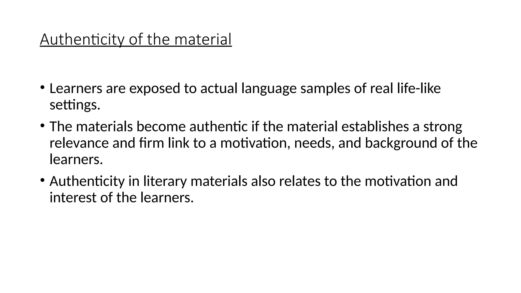 SELECTING APPROPRIATE MATERIALS FOR TEACHING LITERATURE.pptx