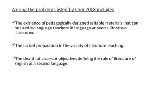 SELECTING APPROPRIATE MATERIALS FOR TEACHING LITERATURE.pptx