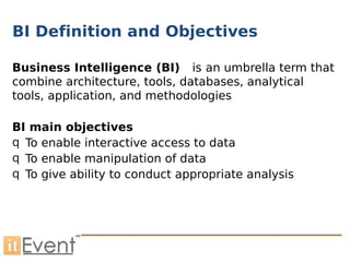 Selecting BI Tool - Proof of Concept - Андрій Музичук | PDF