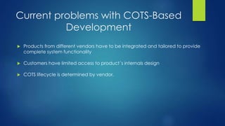 Selecting cots vendor in cbse process | PPT