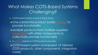 Selecting cots vendor in cbse process | PPT