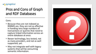 Selecting the right database type for your knowledge management needs. | PPT