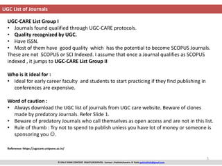How to select Journals in your publishing Journey -5 min read | PPT