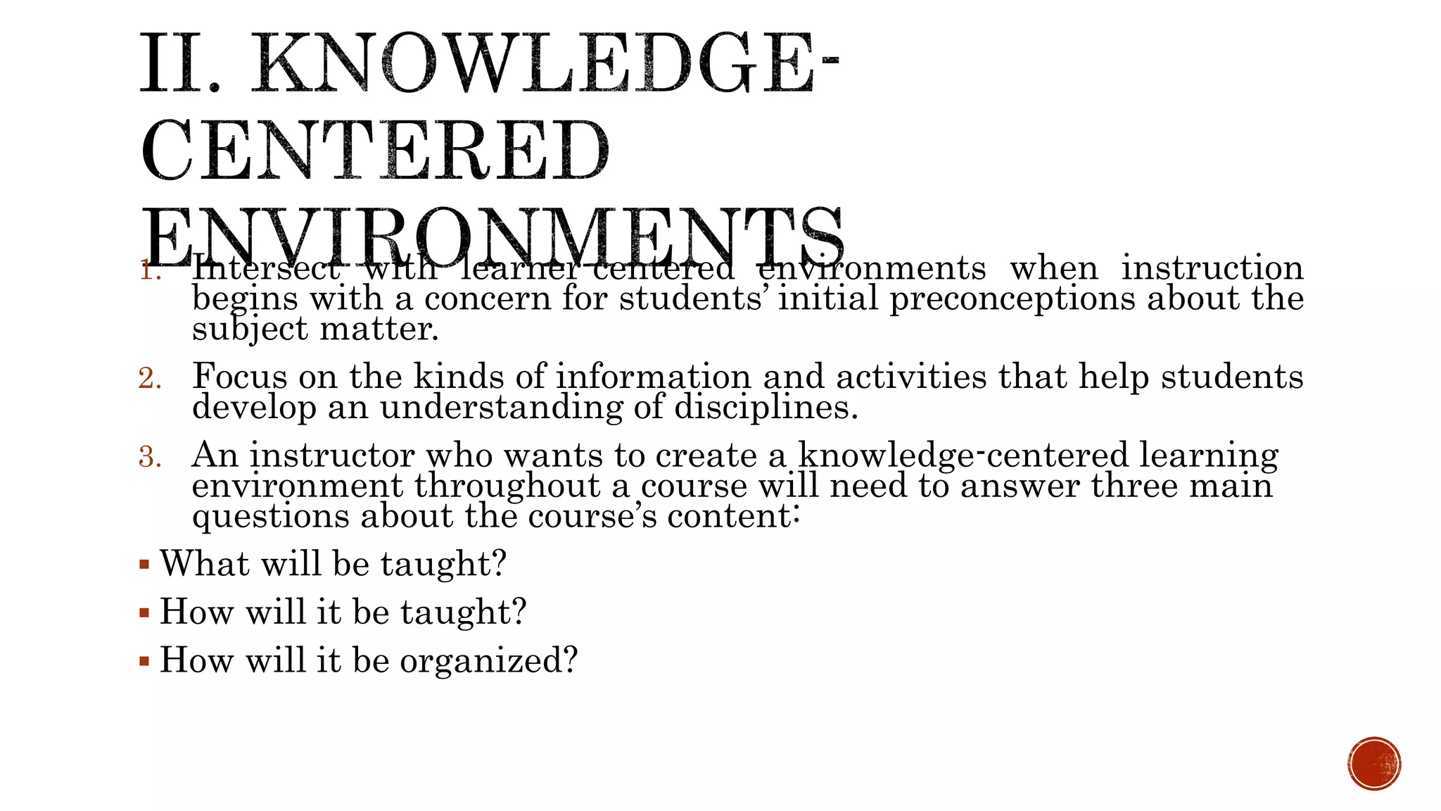 Selecting learning environment | PPT