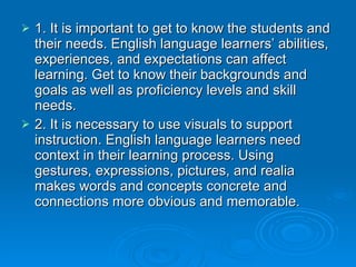 Selecting materials and designing activities | PPT