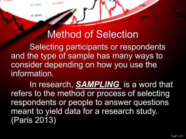 Selecting participants | PPTX | Science