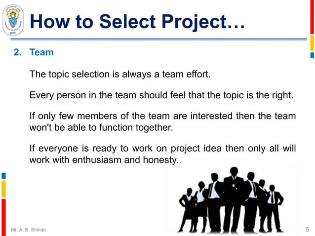 Selecting Engineering Project | PPT