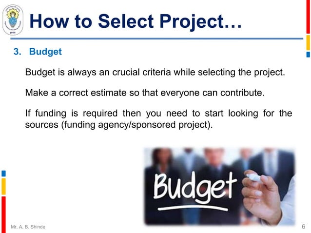 Selecting Engineering Project | PPT