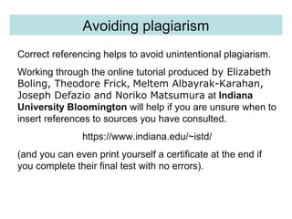 Selecting reference management software | PPT