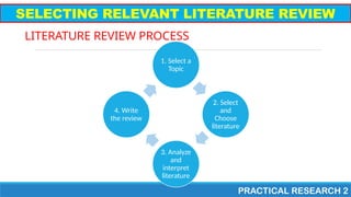 SELECTING RELEVANT LITERATURE REVIEW.pptx