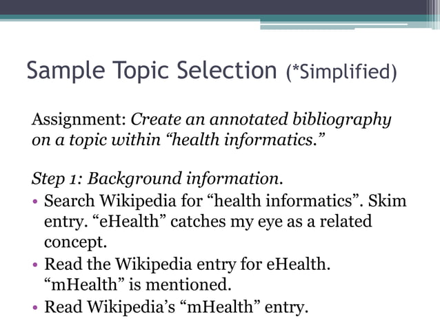 Selecting a Research Topic | PPTX | Medical Health
