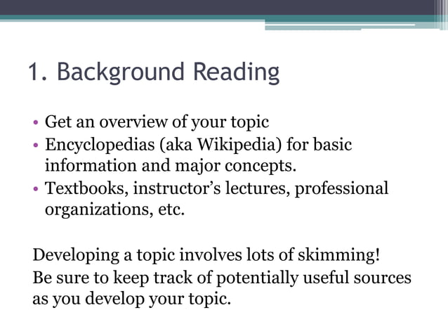 Selecting a Research Topic | PPTX | Medical Health