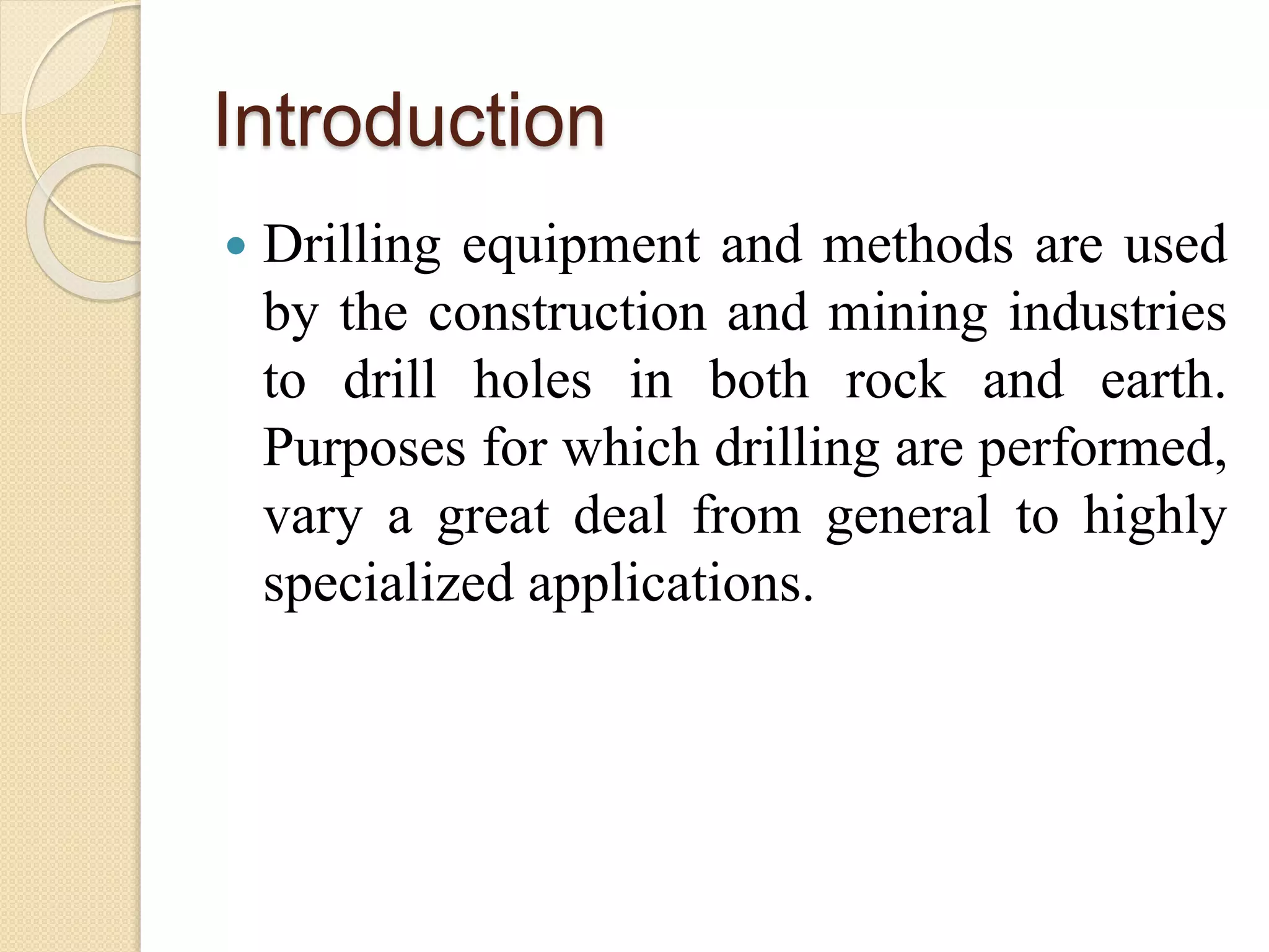 SELECTING THE DRILLING METHOD AND EQUIPMENT ( MD WASIUDDIN).pptx | Musical Instruments | Hobbies ...