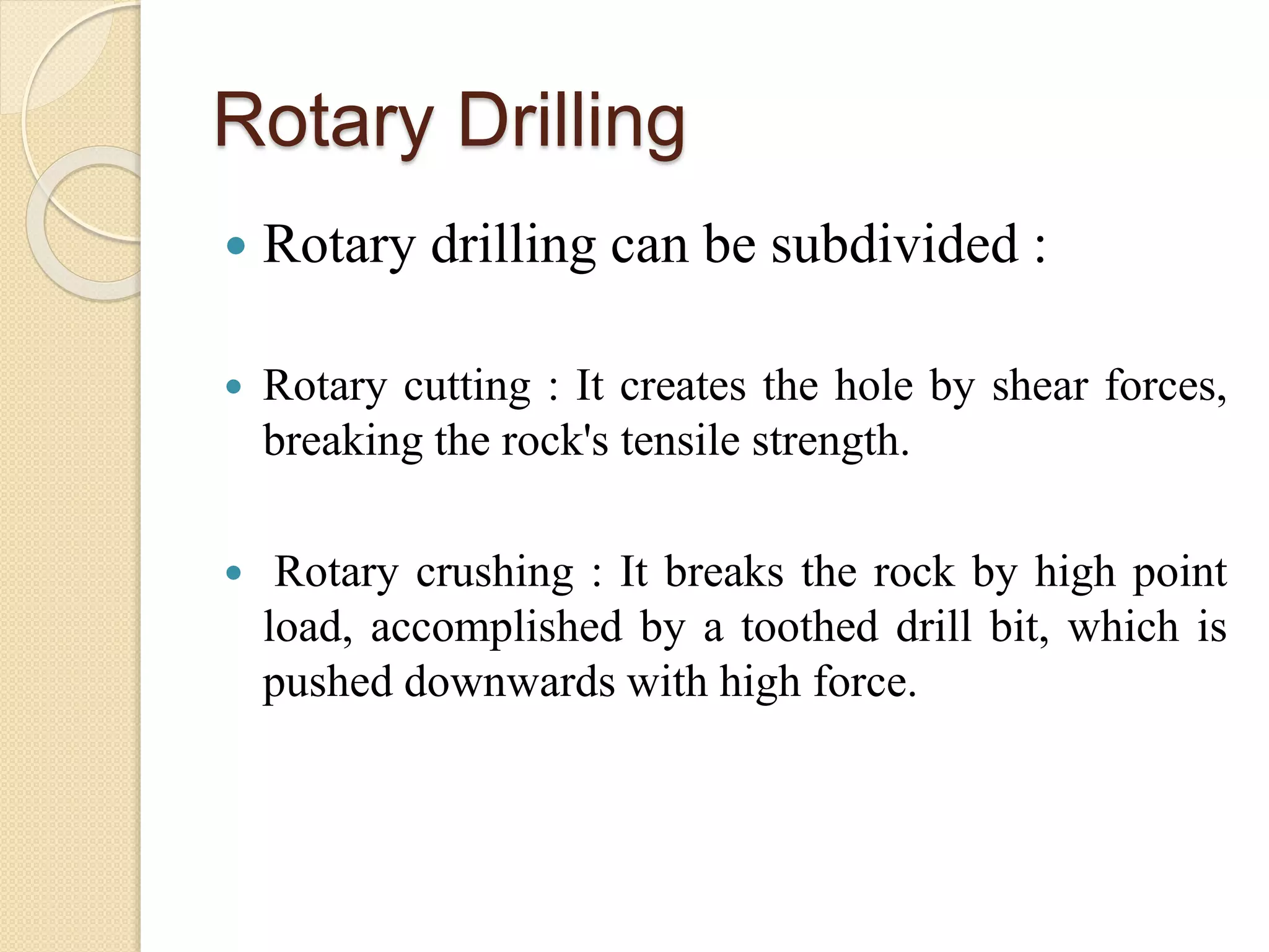 SELECTING THE DRILLING METHOD AND EQUIPMENT ( MD WASIUDDIN).pptx ...