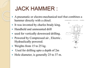 SELECTING THE DRILLING METHOD AND EQUIPMENT ( MD WASIUDDIN).pptx | Musical Instruments | Hobbies ...