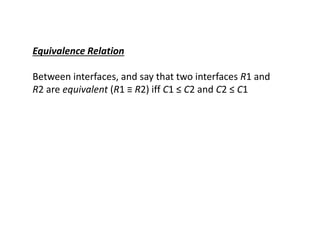 Selecting with multiple interfaces | PPTX
