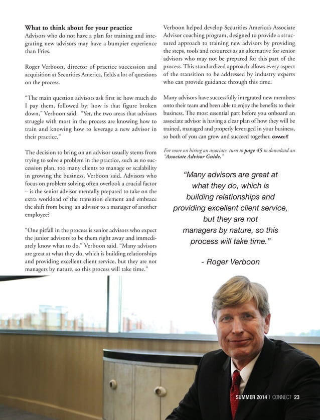 The Right Way to Bring on an Associate Advisor | PDF | Resume Writing ...