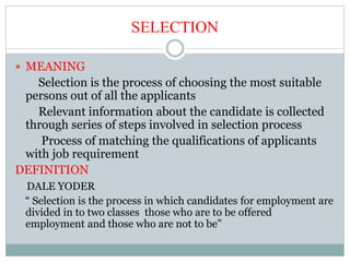 Selection | PPT
